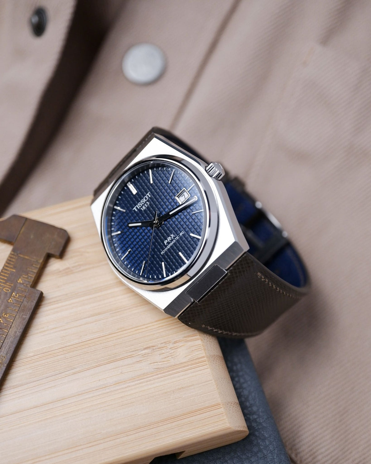 Bespoke Tissot PRX Leather Watch Strap